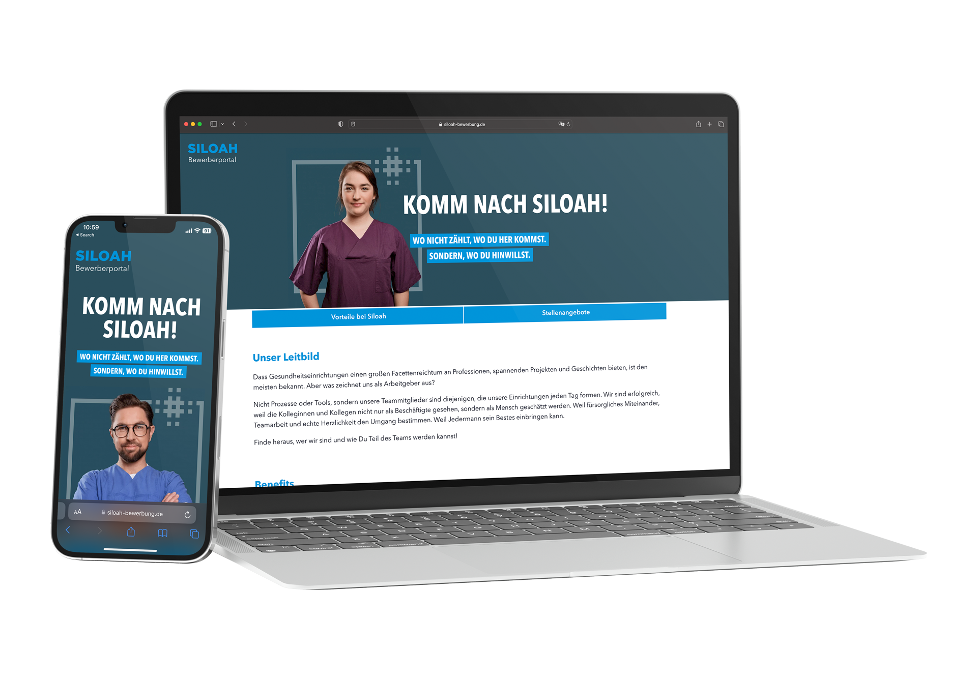 UNIT08 Digitalagentur | Projekte » HR-Kampagne für Siloah